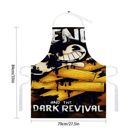 Bendy and the Ink Machine apron with pockets and waterproof option ...