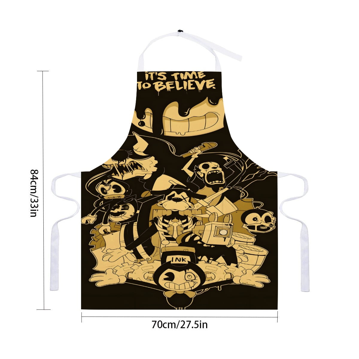 Bendy and the Ink Machine apron, waterproof with pockets, suitable for ...