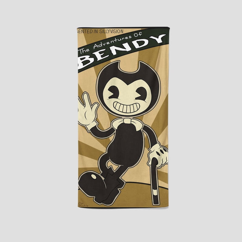 Bendy and the Ink Machine's towel features a distinct design, serving ...