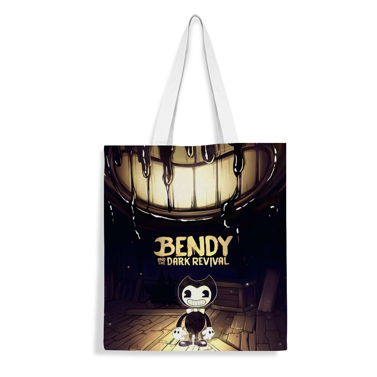 Bendy and the Ink Machine-theme canvas Tote Bag for Women Aesthetic ...