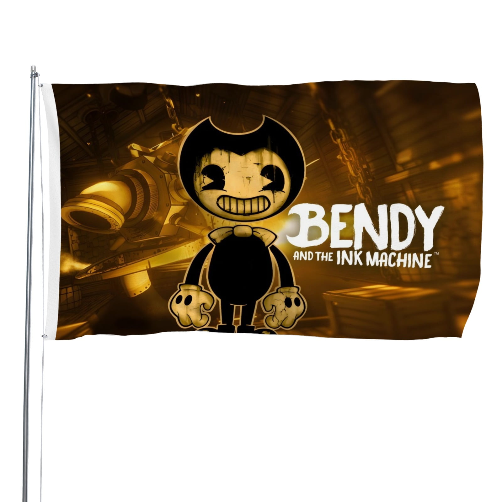 Bendy and the Ink Machine-themed Printed Flag Perfect gift for fans ...