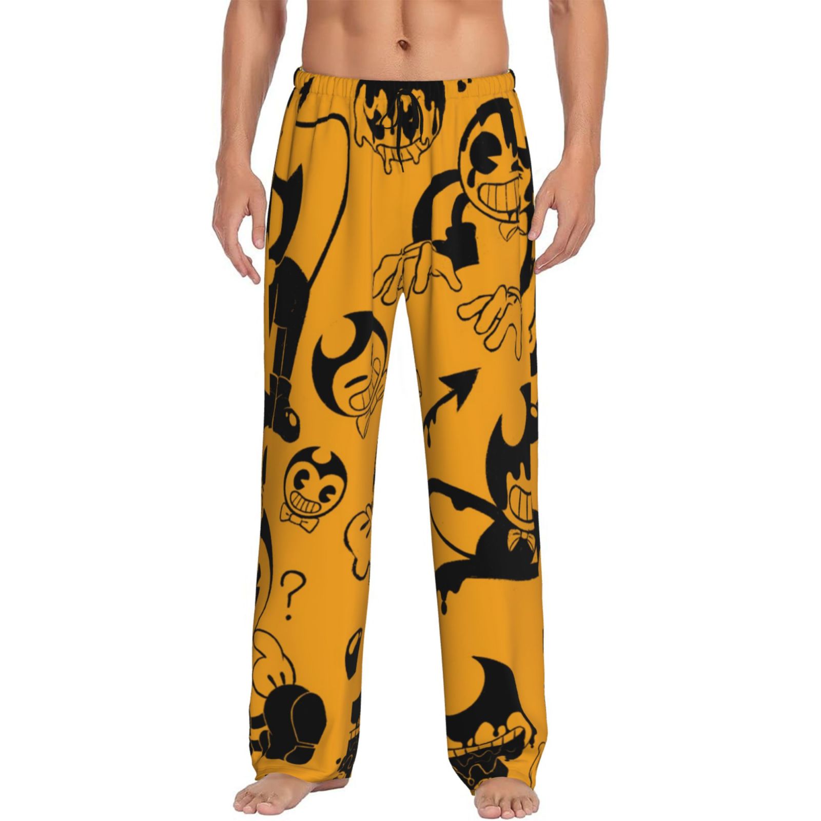 Bendy Secrets of the Machine Game Men's Pajama Pants Lounge Fashion ...