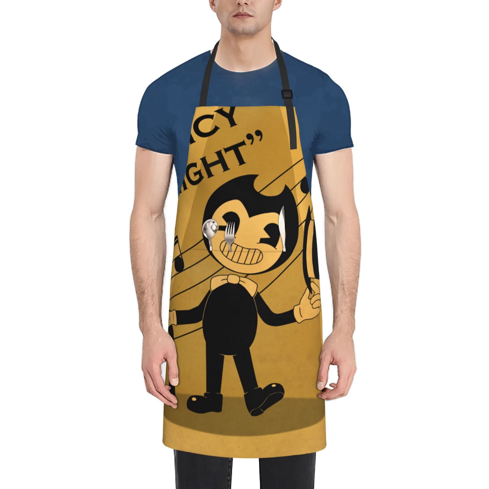 Bendy and The Ink Machine Apron for Women and Men with Pockets ...