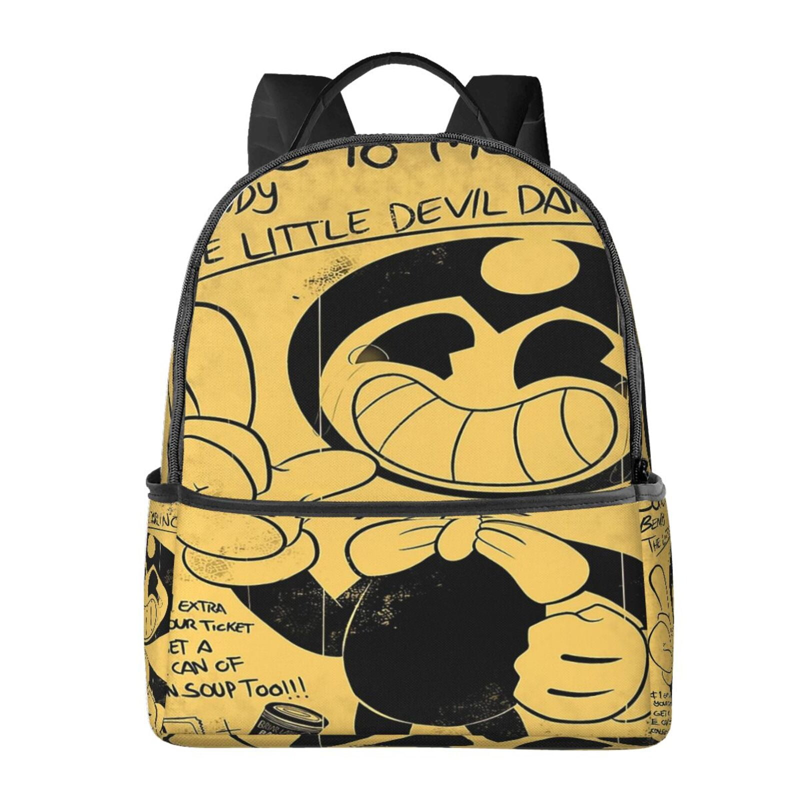 Bendy and The Ink Machine Backpacks Bookbag Casual Daypack Backpacks ...