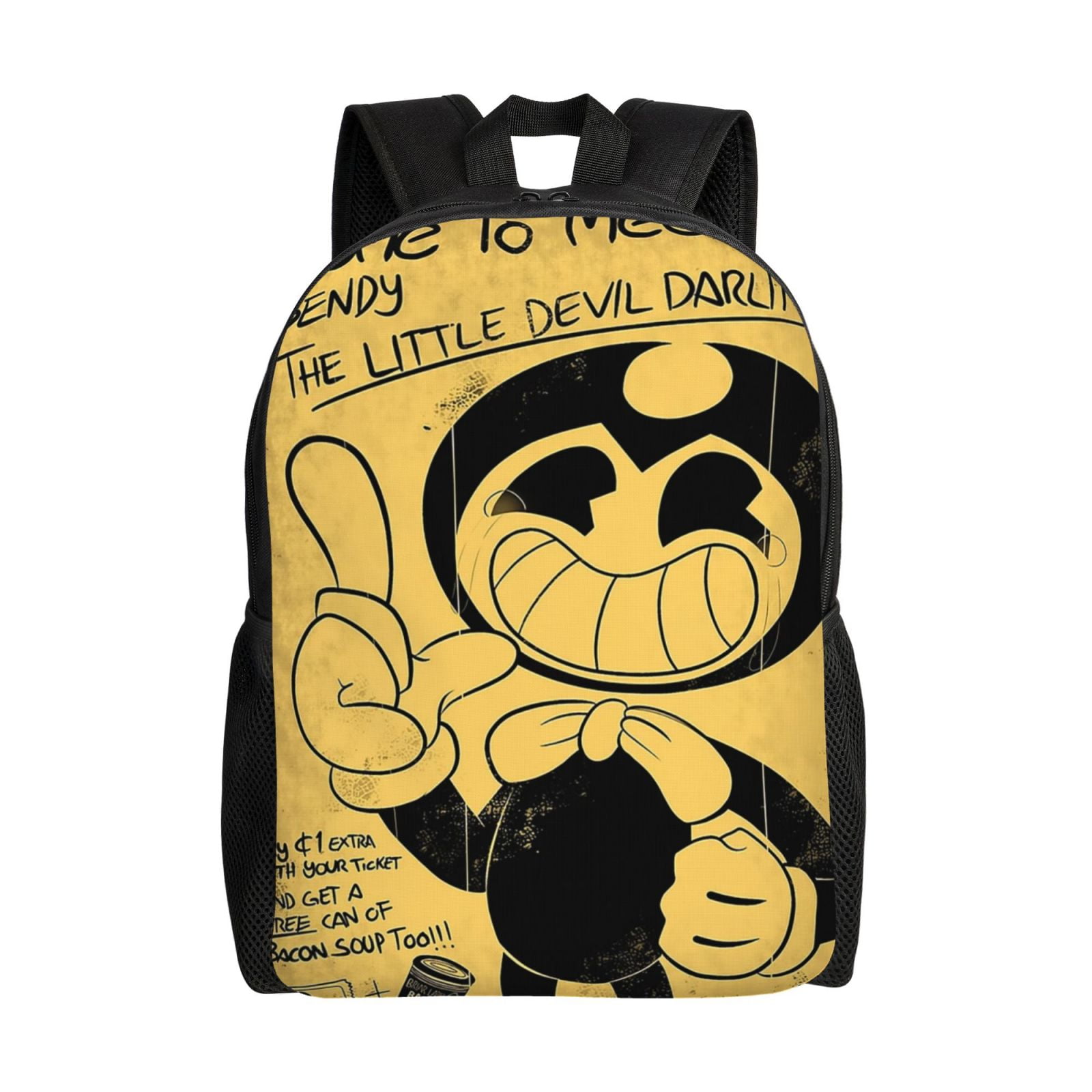 Bendy and The Ink Machine Backpacks Bookbag Casual Daypack Backpacks ...
