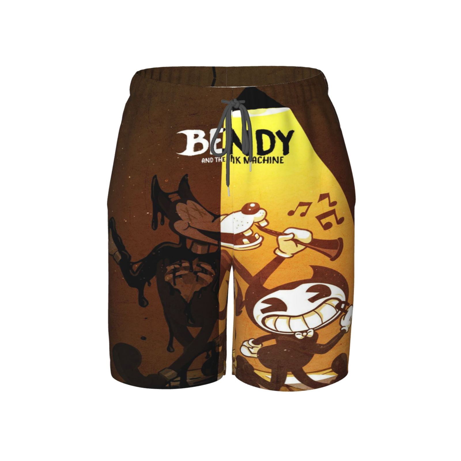 Bendy and The Ink Machine Boy's Swim Trunks Quick Dry Board Shorts Kids ...