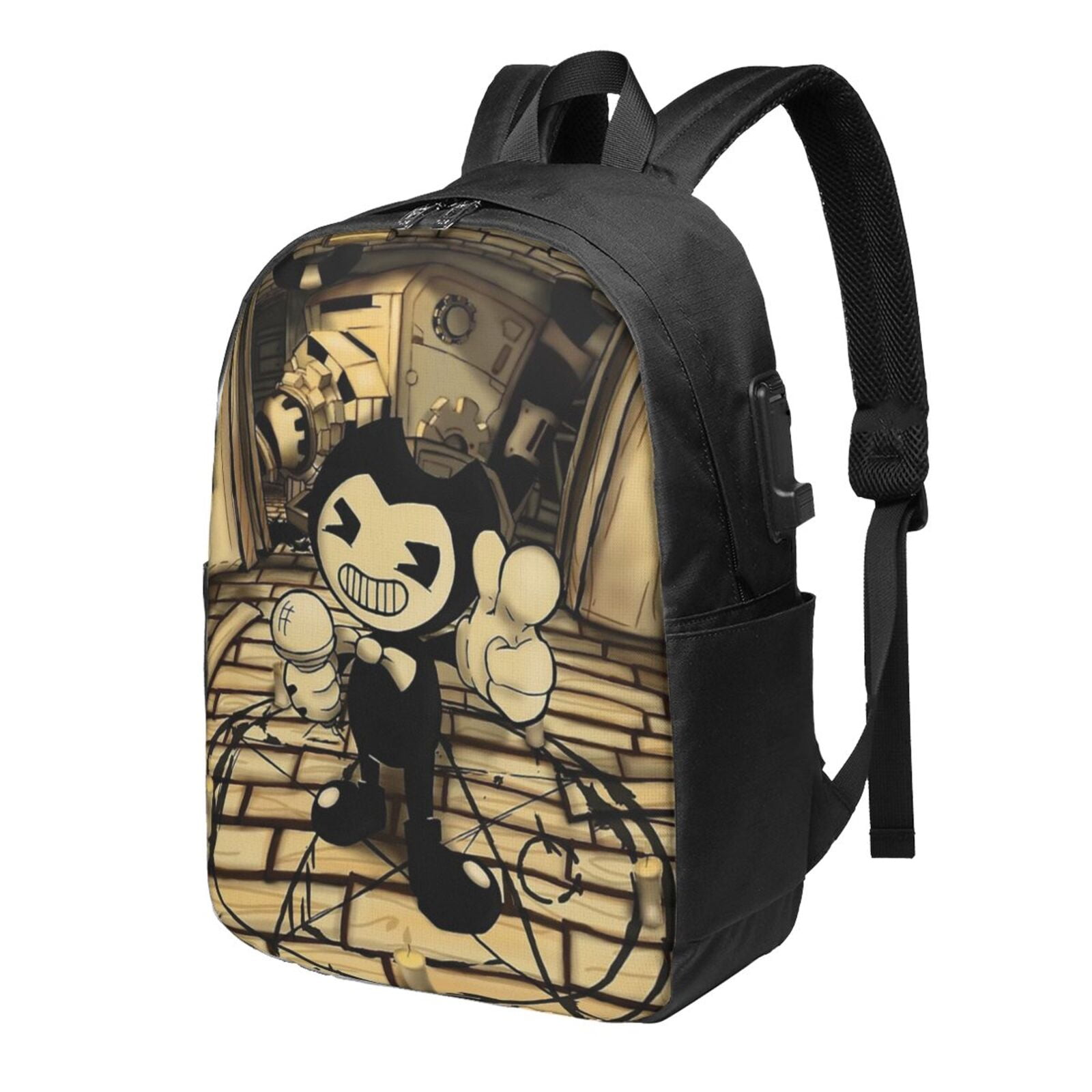 Bendy and The Ink Machine Laptop Backpack Bookbag Casual Daypack Travel ...