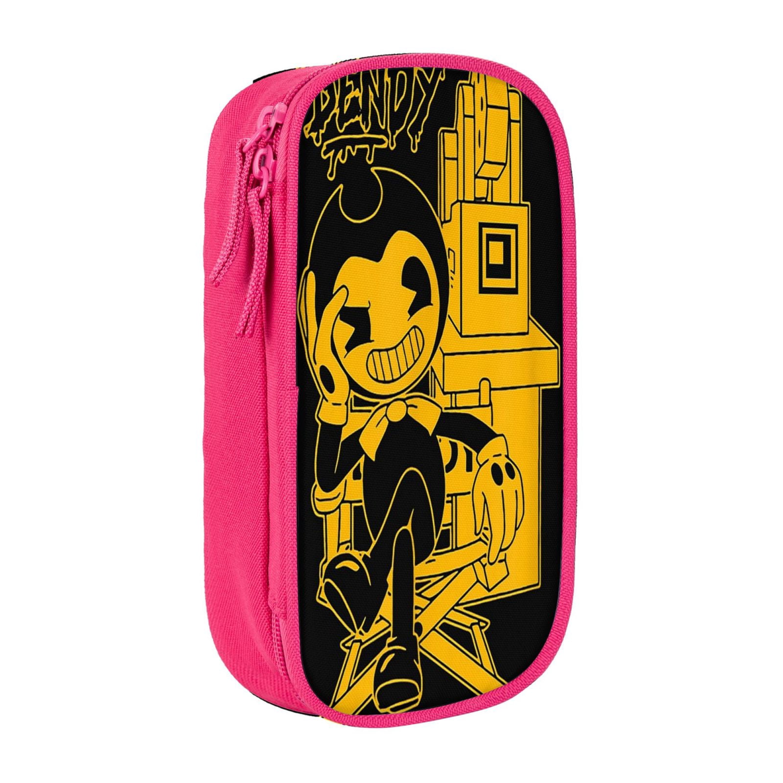 Bendy and The Ink Machine Large Pencil Case, Durable Pencil Pouch with ...
