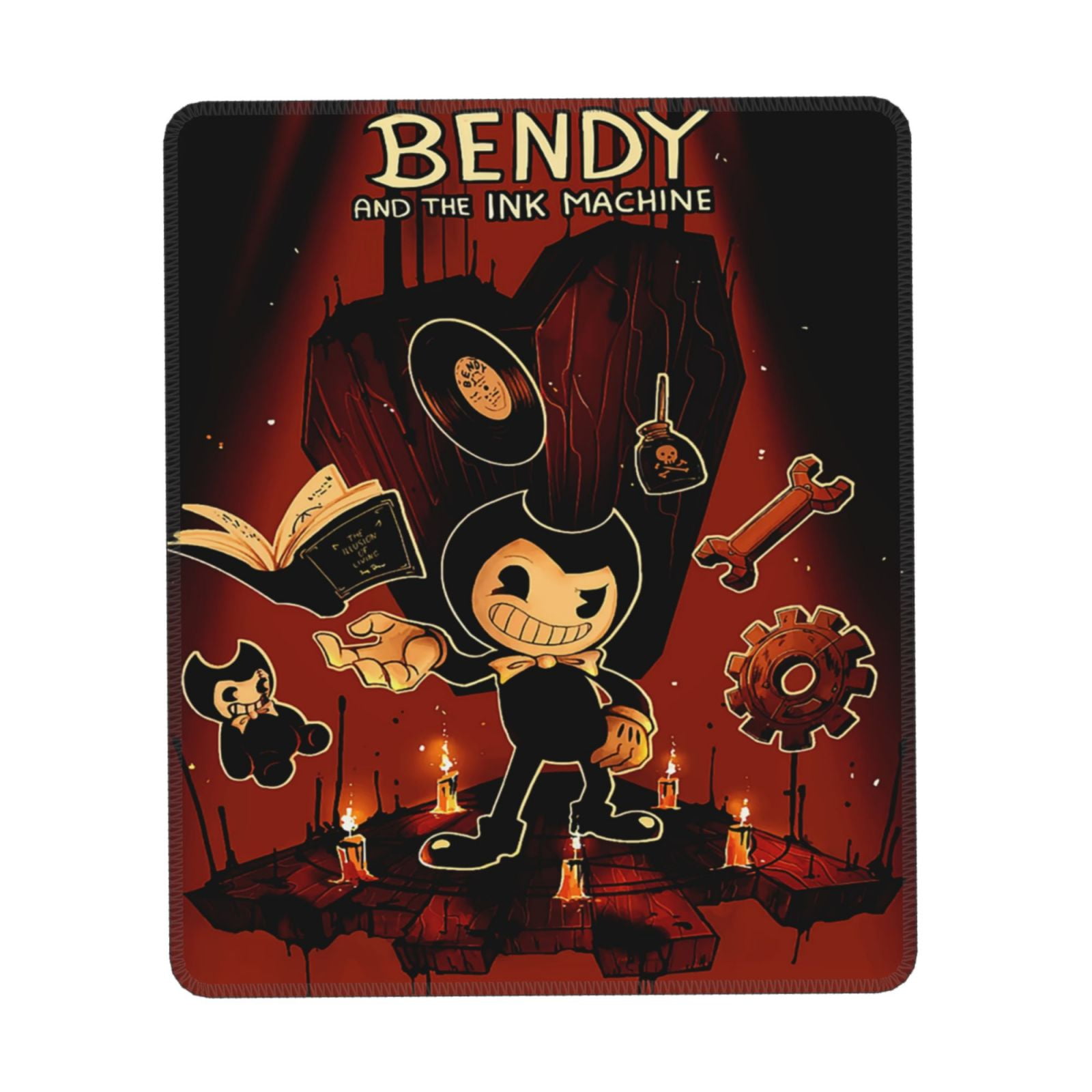 Bendy and The Ink Machine Mouse Pad, Computer Mouse Mat, Waterproof Non ...
