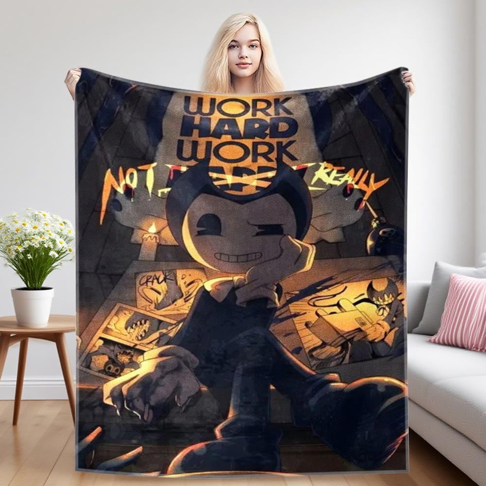 Bendy and the Ink Machine Blanket Throw Christmas Gifts Fan for Girls ...