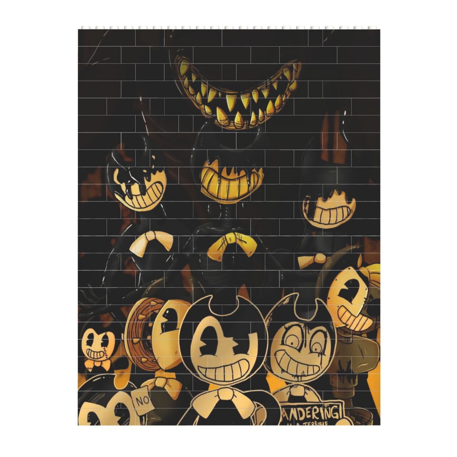 Bendy and the Ink Machine Building Blocks Puzzle Waterproof Puzzle ...