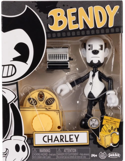 Bendy and the Ink Machine Charley Action Figure (Cartoon Projector ...