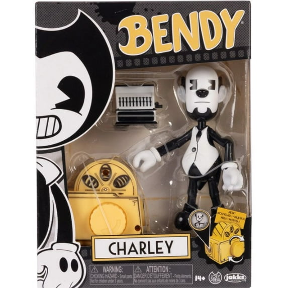 Bendy and the Ink Machine Charley Action Figure (Cartoon Projector ...