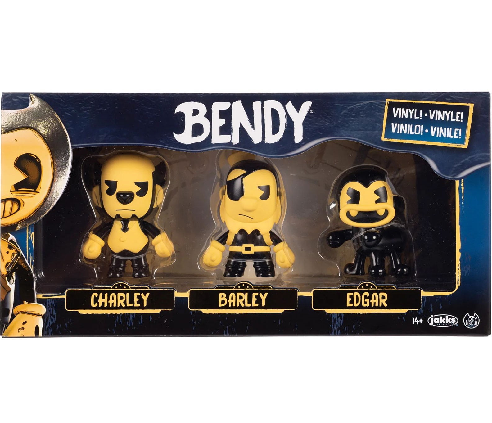 Bendy and the Ink Machine Charley, Barley & Edgar Mini Vinyl Figure 3 ...