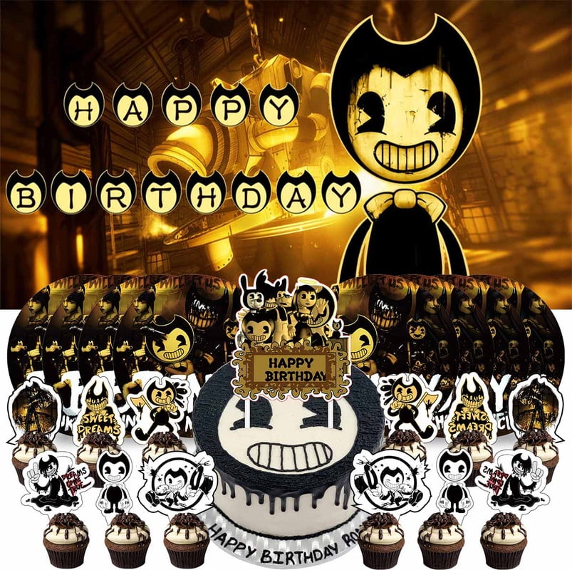 Bendy and the Ink Machine Decor Plates Party Supplies Decorations ...