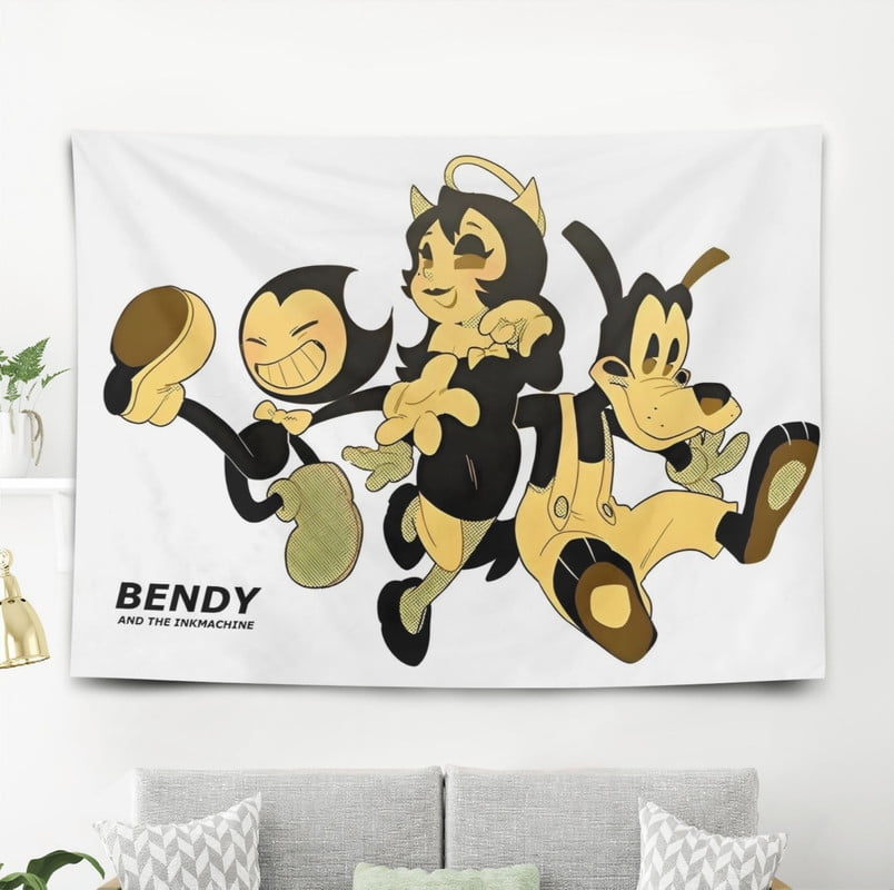 Bendy and the Ink Machine pattern wall hanging 50*60 inches high ...