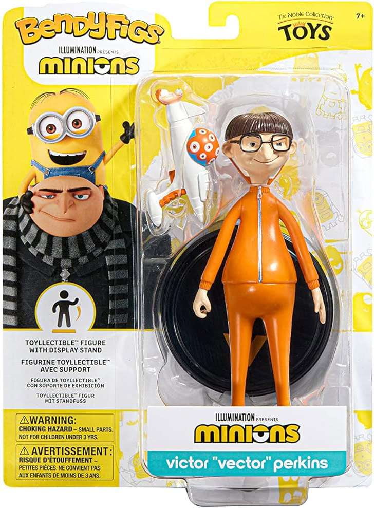 Despicable Me Bendyfigs Victor Vector Perkins Figure - Walmart.com