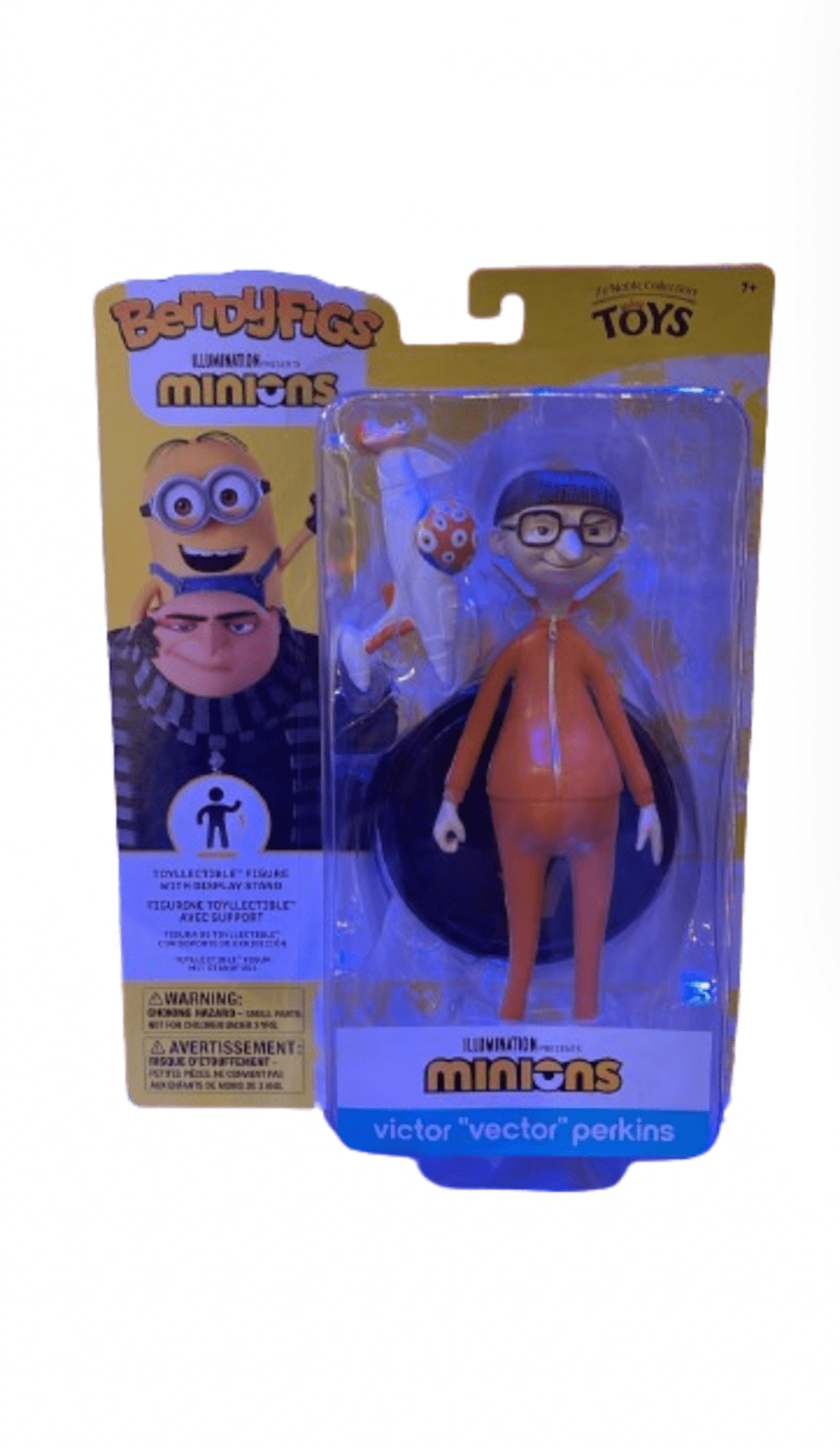 BendyFigs Universal Studios Minions Victor Vector Perkins Figurine New ...