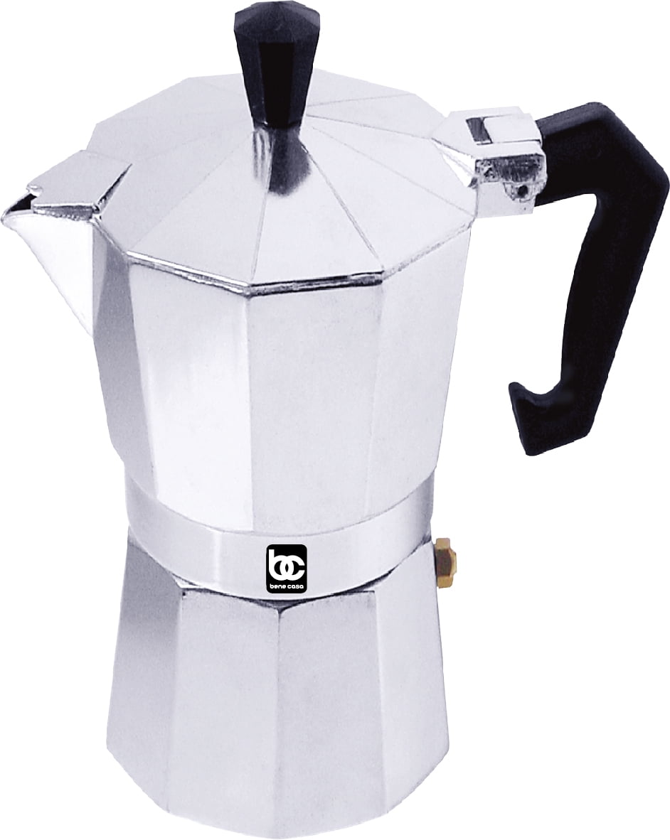 Bene Casa 1 cup aluminum espresso maker, stove top espresso maker ...