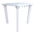 Bene Casa, Floating Domino Game Table, Removable Legs, White - Walmart.com