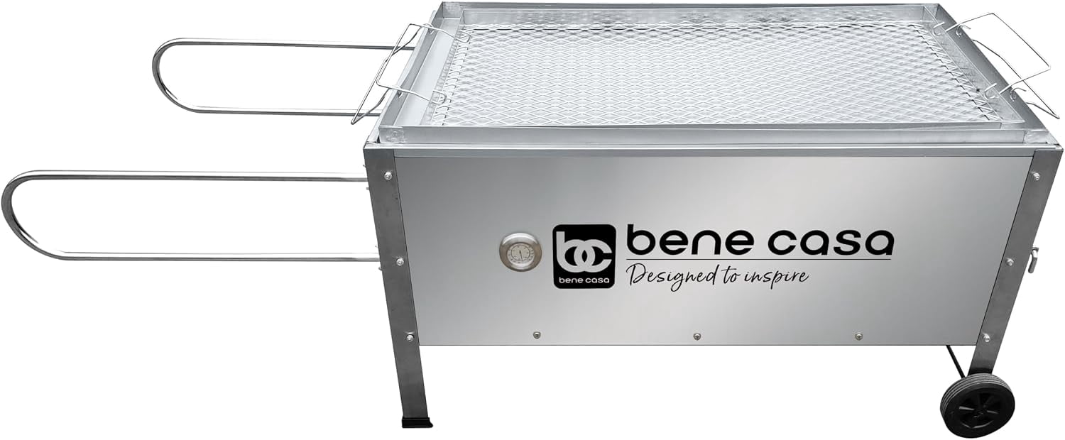 Bene Casa Polished Steel Caja Asadora Roasting Box, 100lb. Capacity ...
