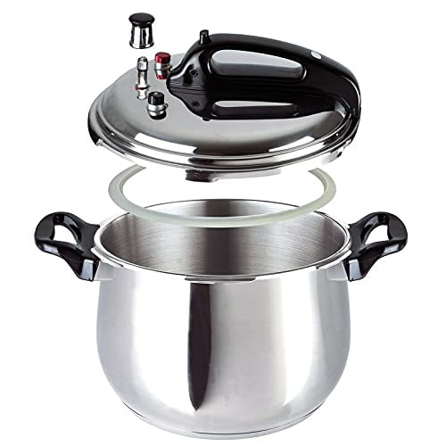 Bene Casa - Stainless Steel Pressure Cooker (9.5 Quarts) - Features ...