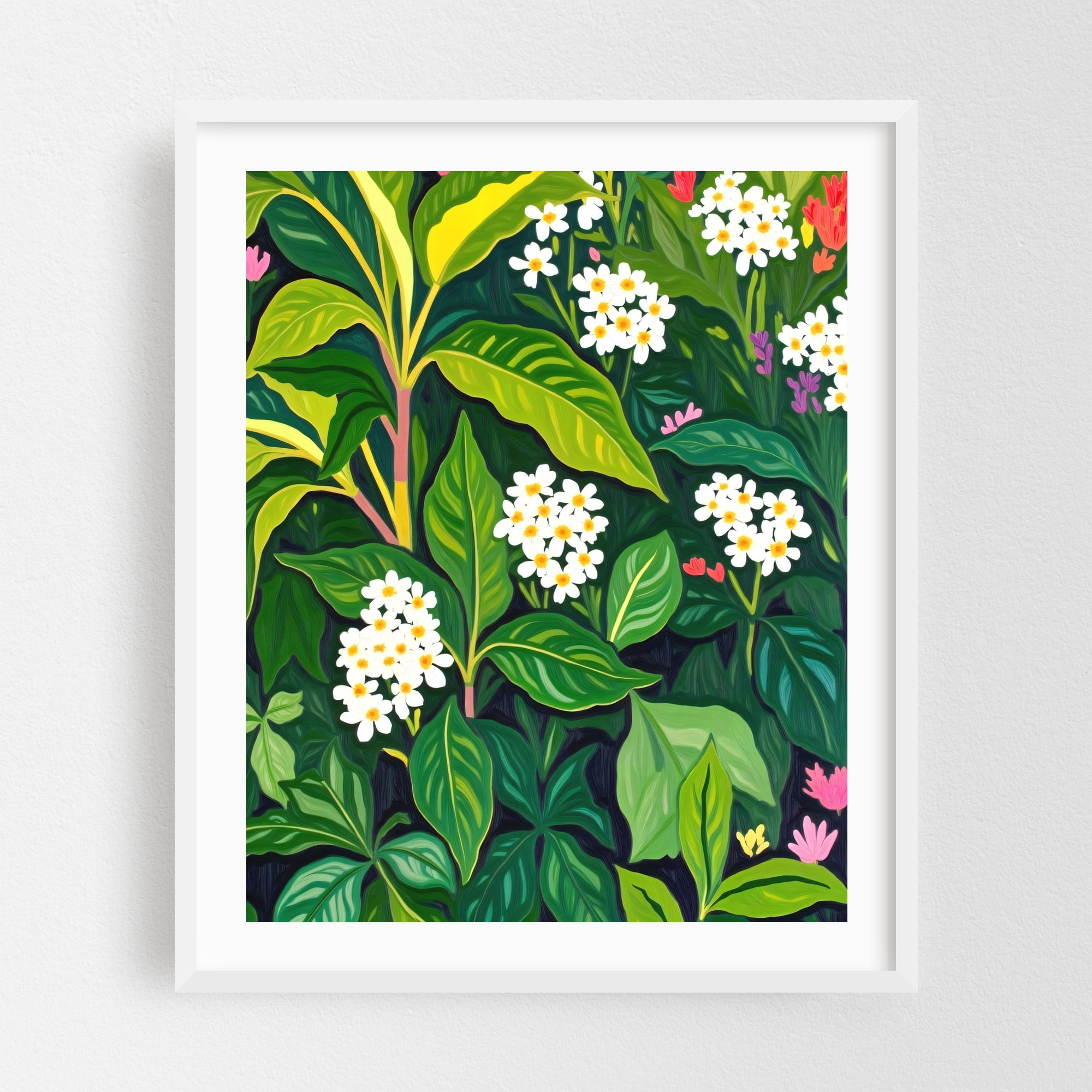 Beneath The Jungle Canopy, Nature Plants Botanical - Painting Botanical ...