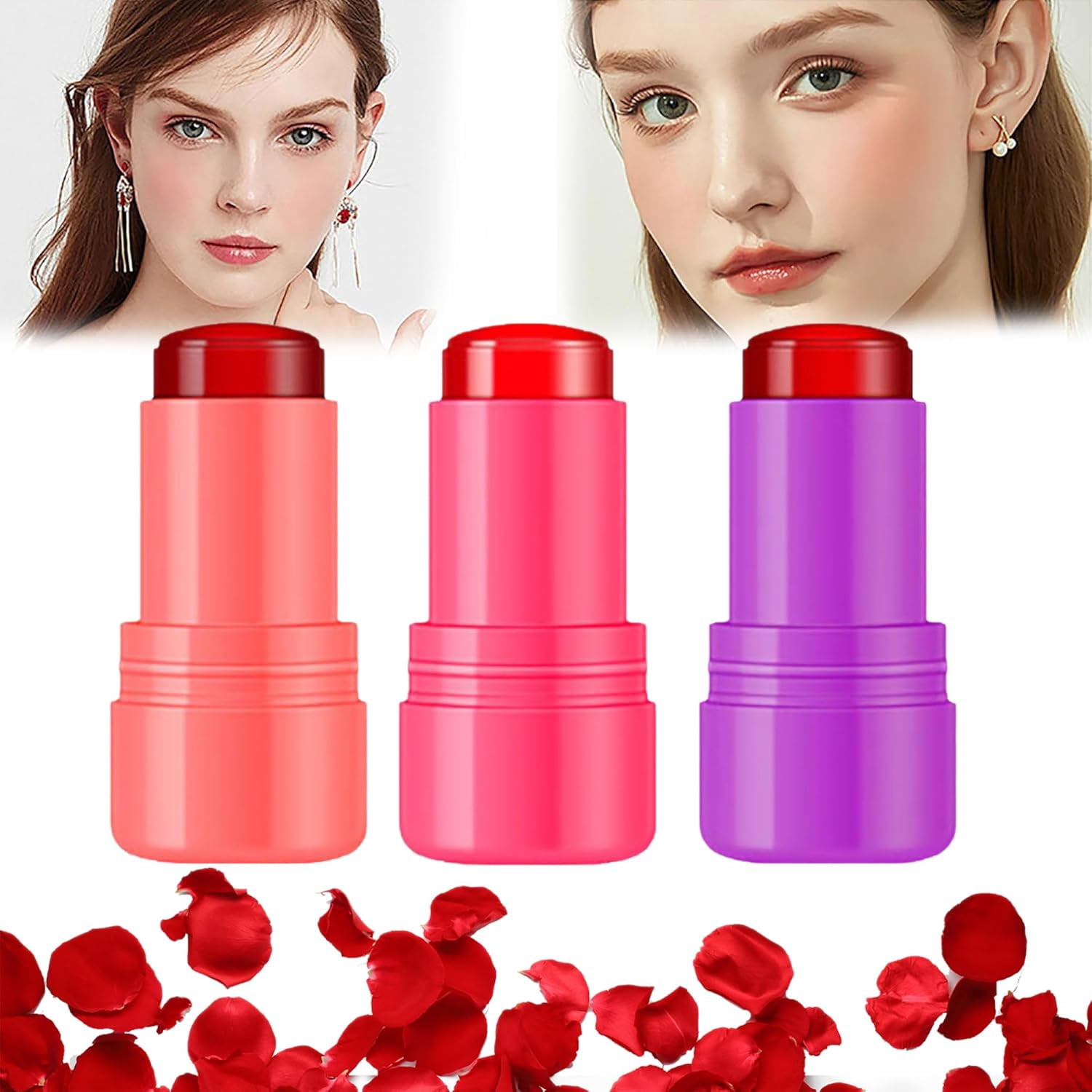 Beneath Lipstick, Cooling Water Jelly Lip Stain Cheek Stain, Beneathk ...