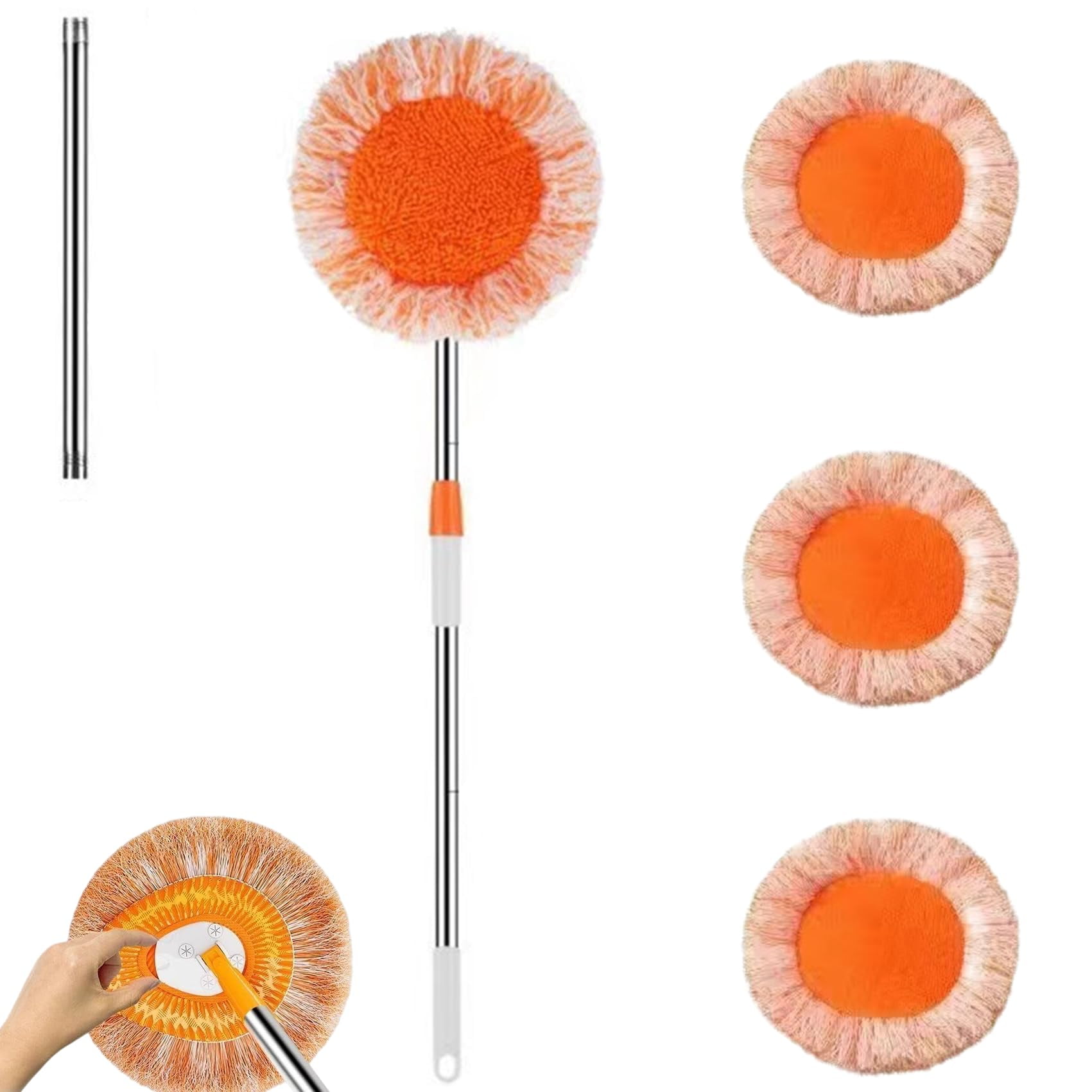 Beneath Mop, Beneathk 360° Rotatable Adjustable Cleaning Mop, Wet and ...