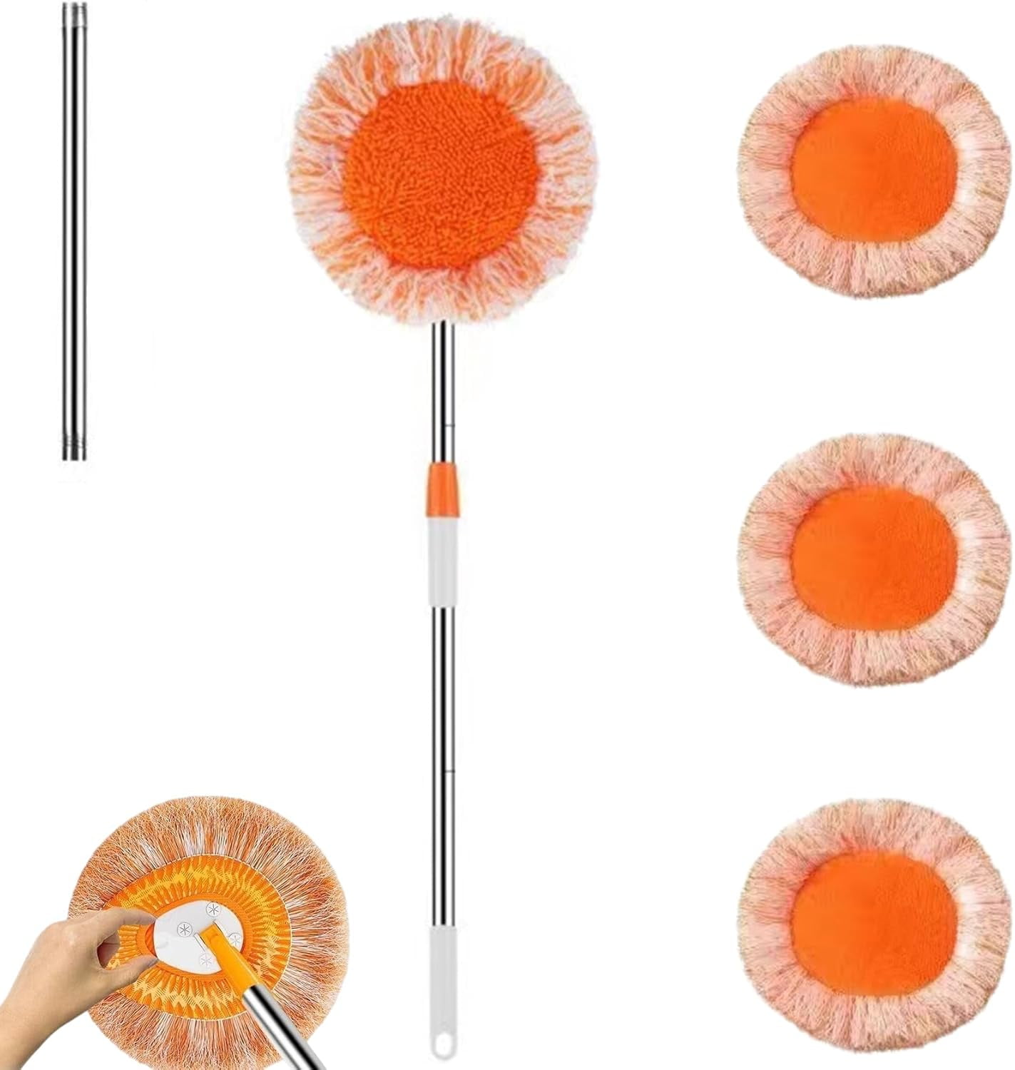 Beneath Mop, Beneathk 360° Rotatable Adjustable Cleaning Mop, Wet and ...