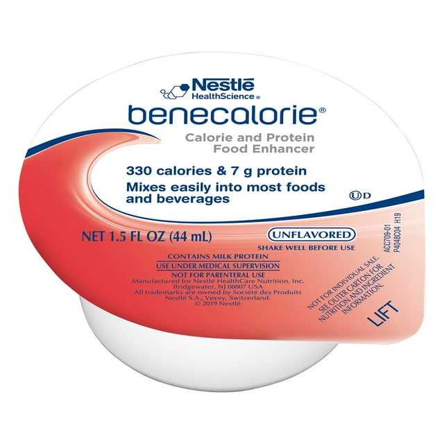 Nestle Benecalorie Unflavored Calorie and Protein Food Enhancer, Ready ...