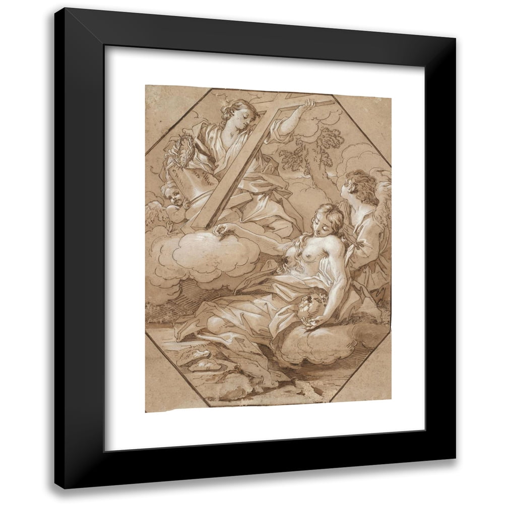 Benedetto Luti 19x24 Black Modern Framed Museum Art Print Titled - The ...