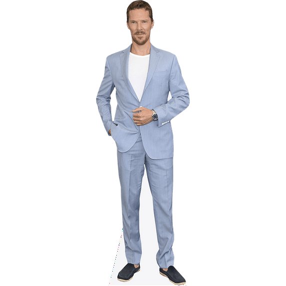 Benedict Cumberbatch (Light Blue) Mini Cardboard Cutout Standee ...