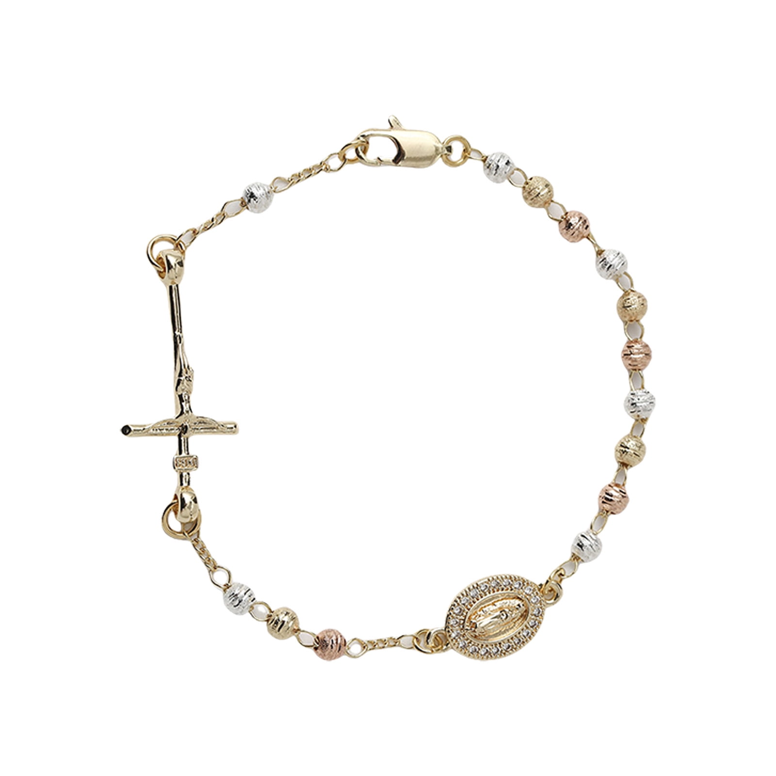 Benedict Prayer Rose Gold Plated Chain Comfortable Fit Catholic Metal ...