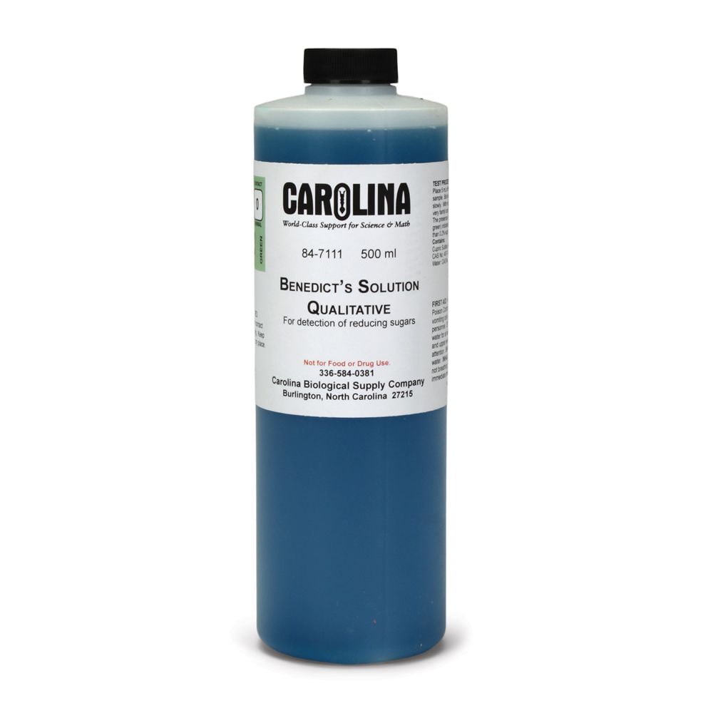 Benedict's Solution, Qualitative, Laboratory Grade, 500 Ml - Walmart.com