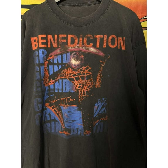 Benediction Band Grind Bastard Album Shirt Cotton Adult S-5XL GS071 ...