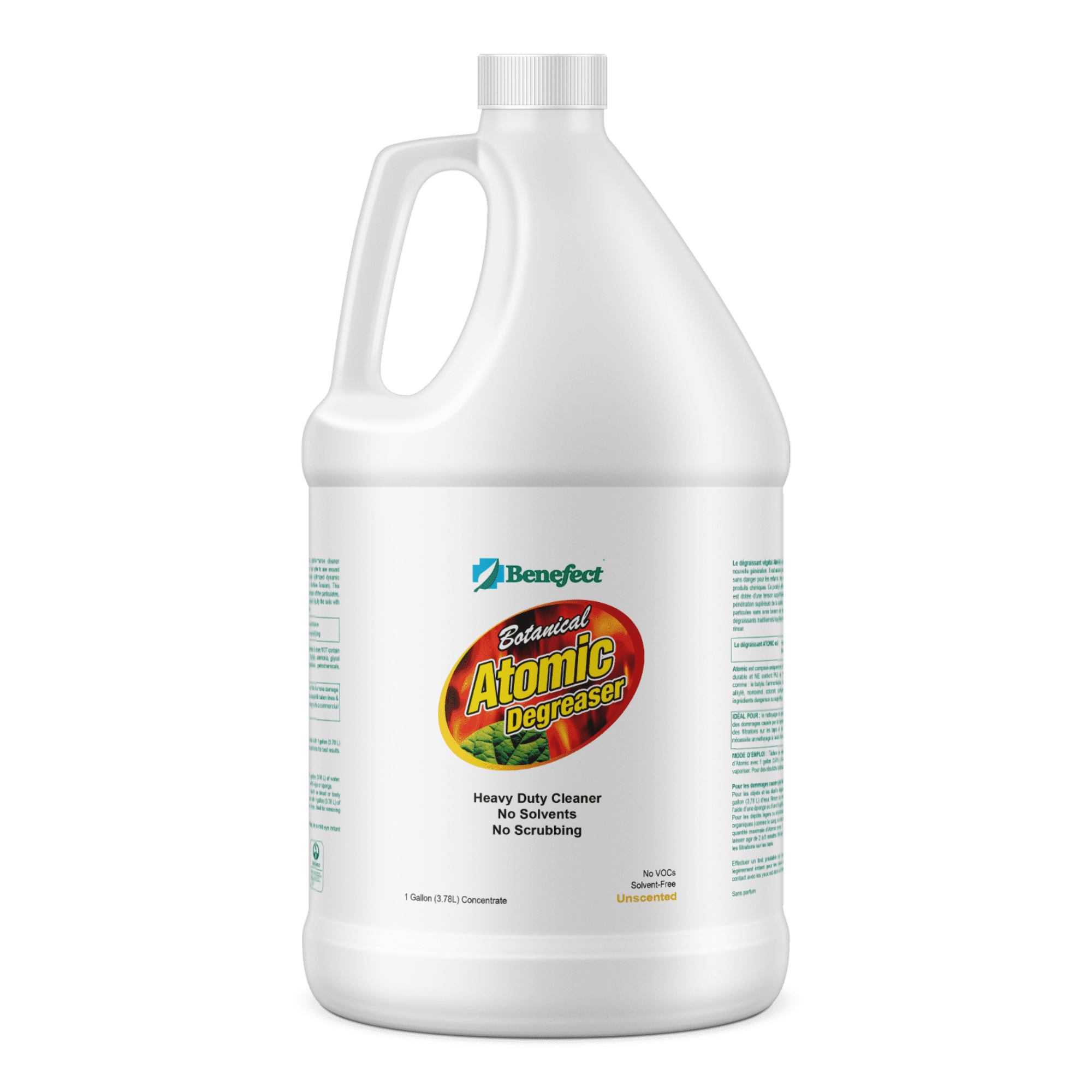 Benefect, Botanical Atomic Degreaser, 1 Gallon, Heavy-Duty Cleaner ...
