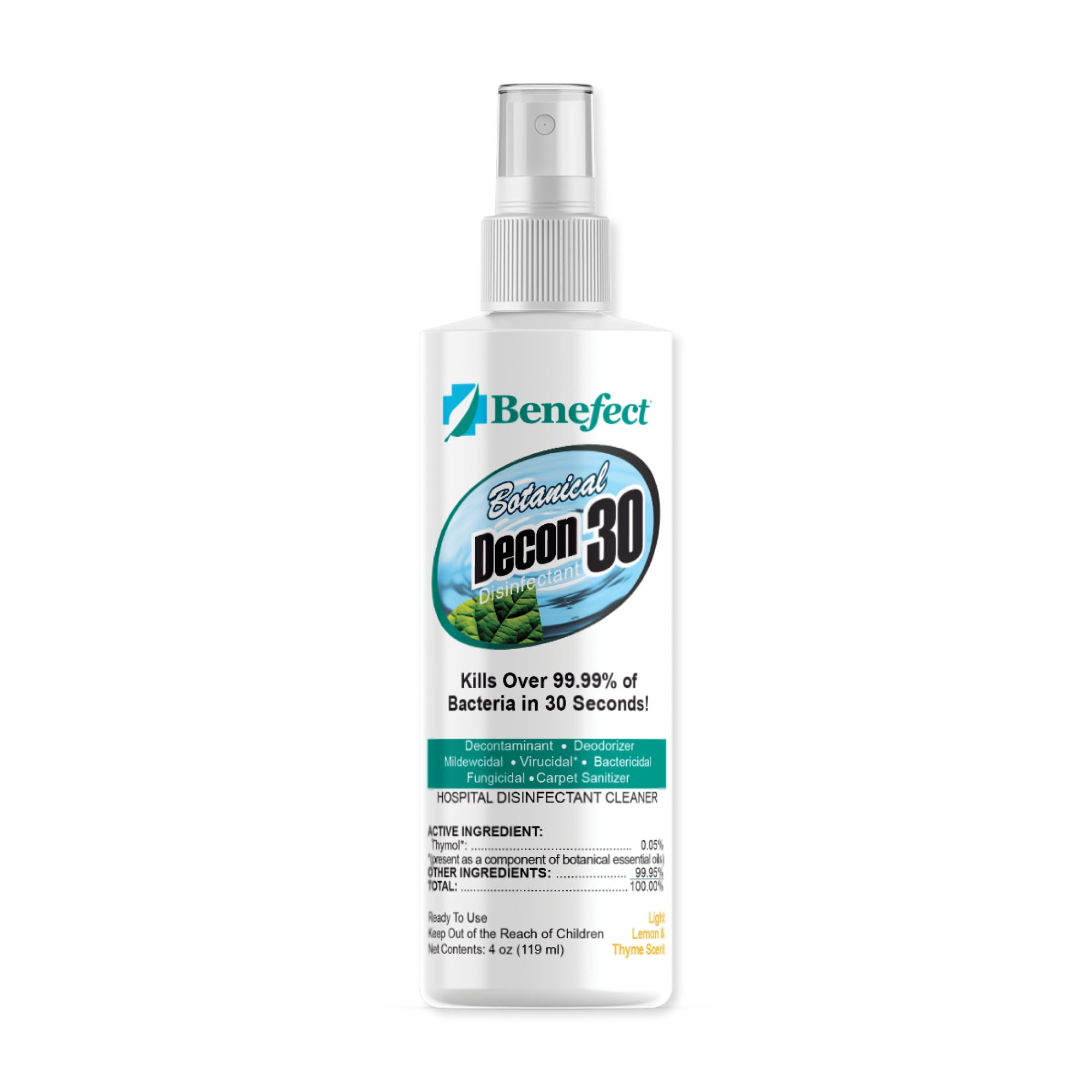 Benefect Botanical Decon 30: Safe, Ready-to-Use Antibacterial ...