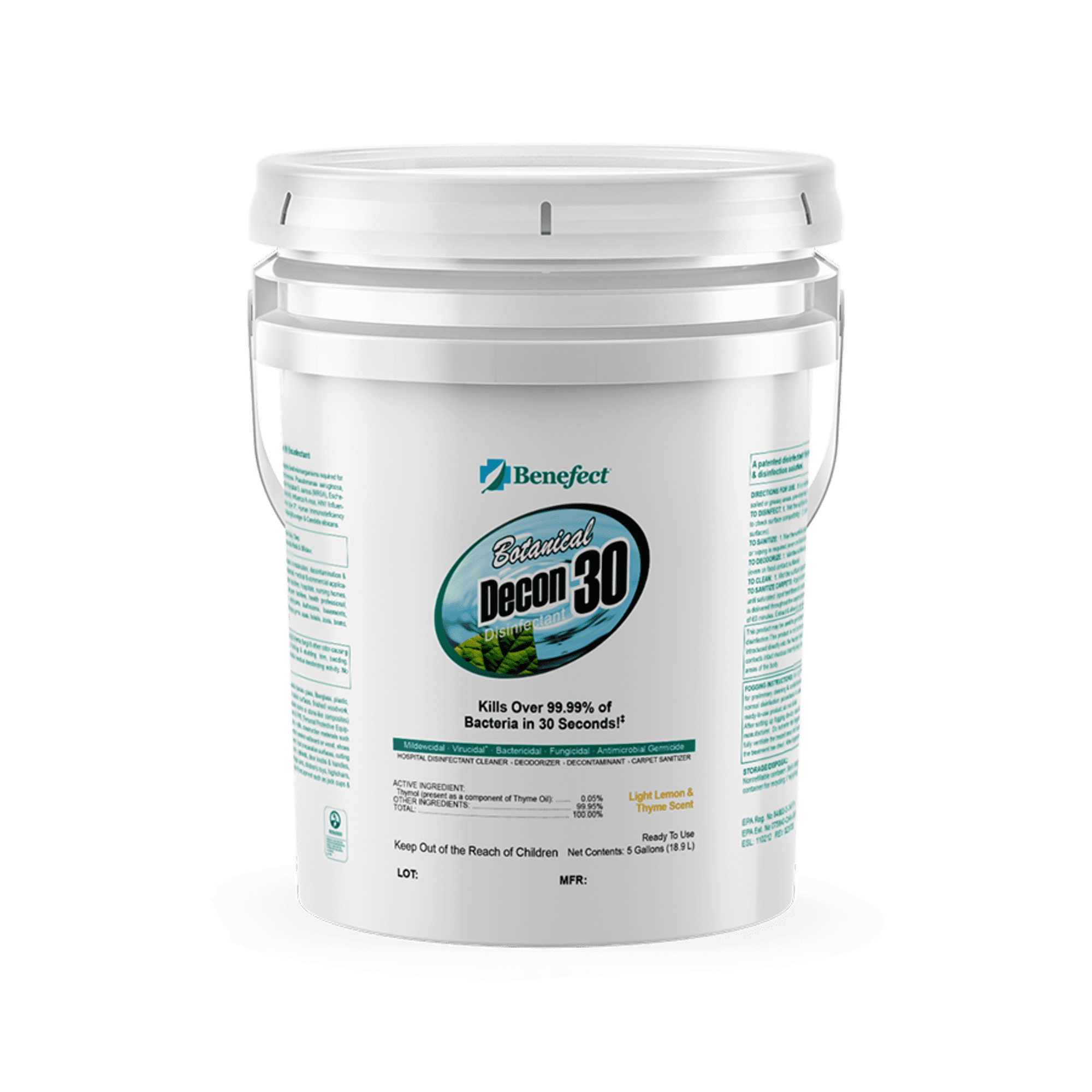 Benefect Botanical Decon 30 - Non-Toxic, Safe Cleaning Disinfectant ...