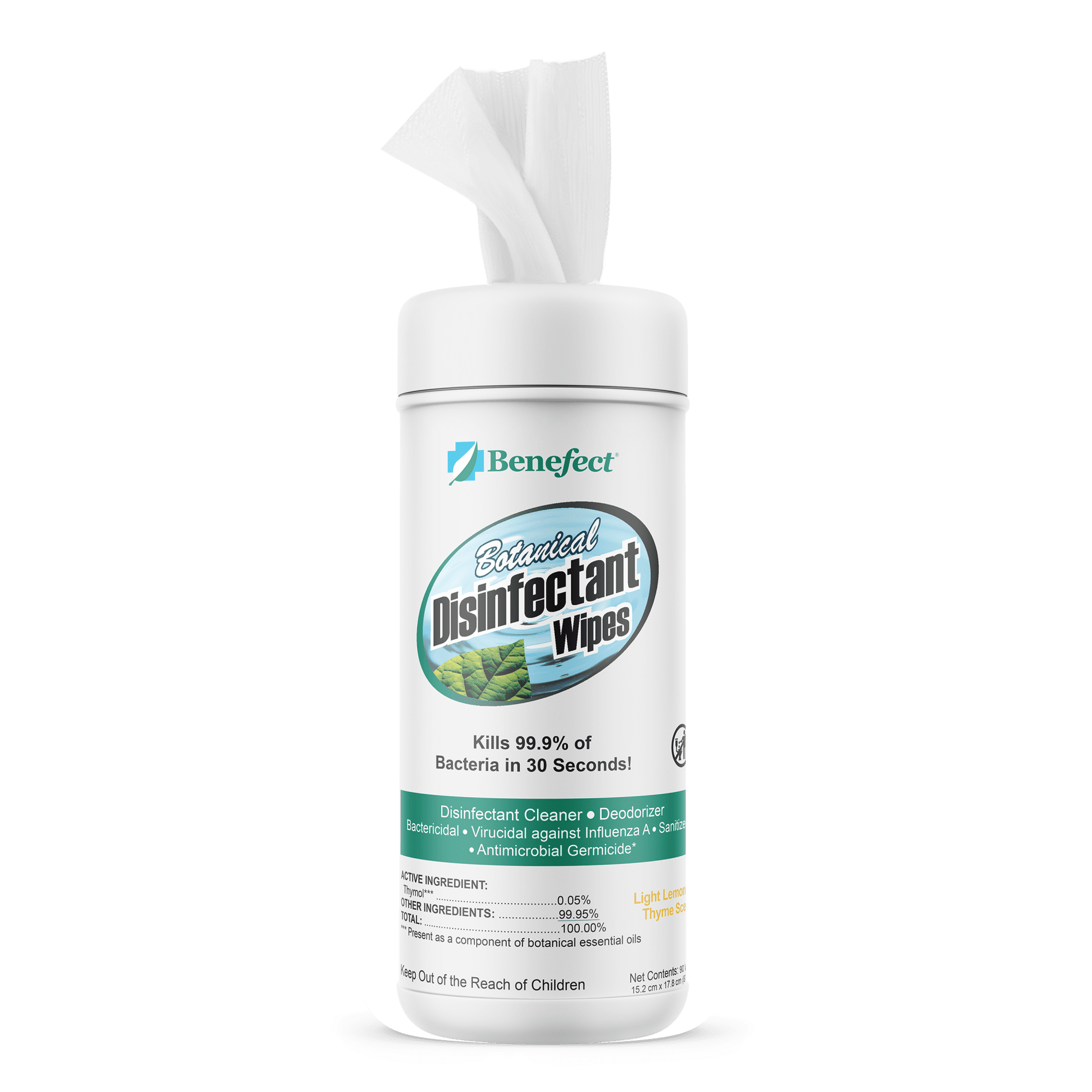 Benefect Botanical Disinfectant Wipes, 90 Count - Walmart.com