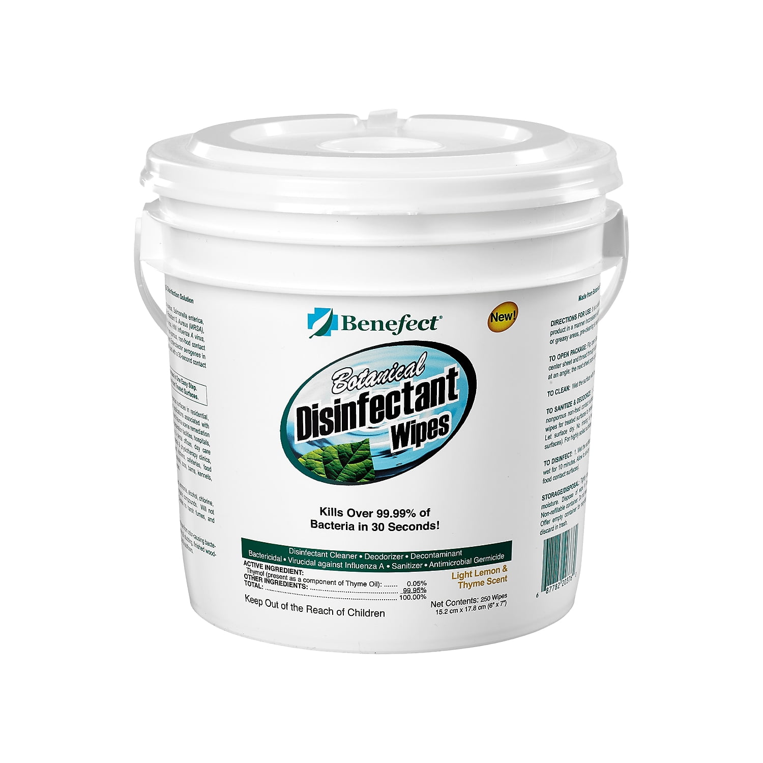 Benefect Botanical Disinfectant Wipes: Kills Bacteria & Viruses ...