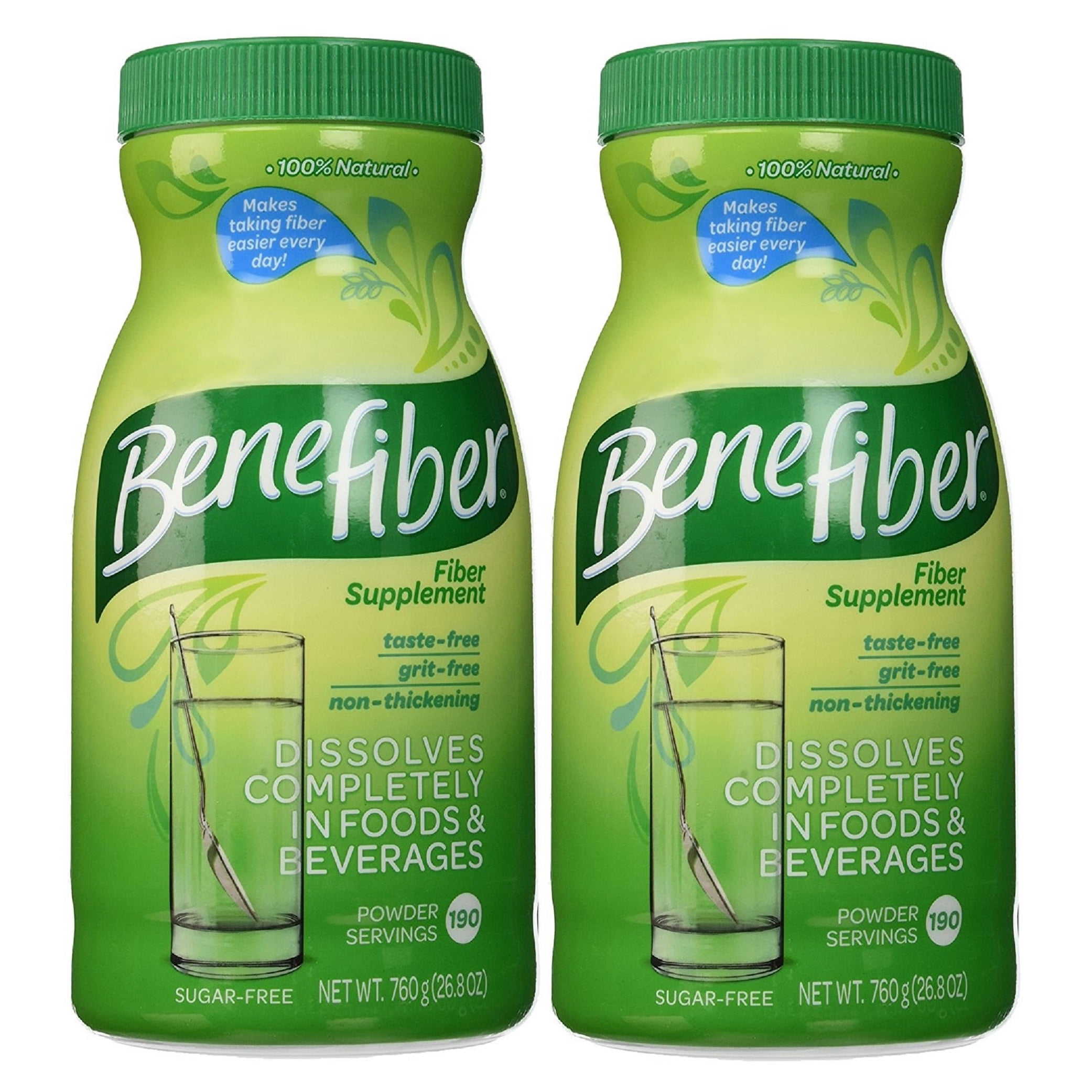 Benefiber 100% Natural Daily Soluble Fiber Supplement, Sugar Free ...