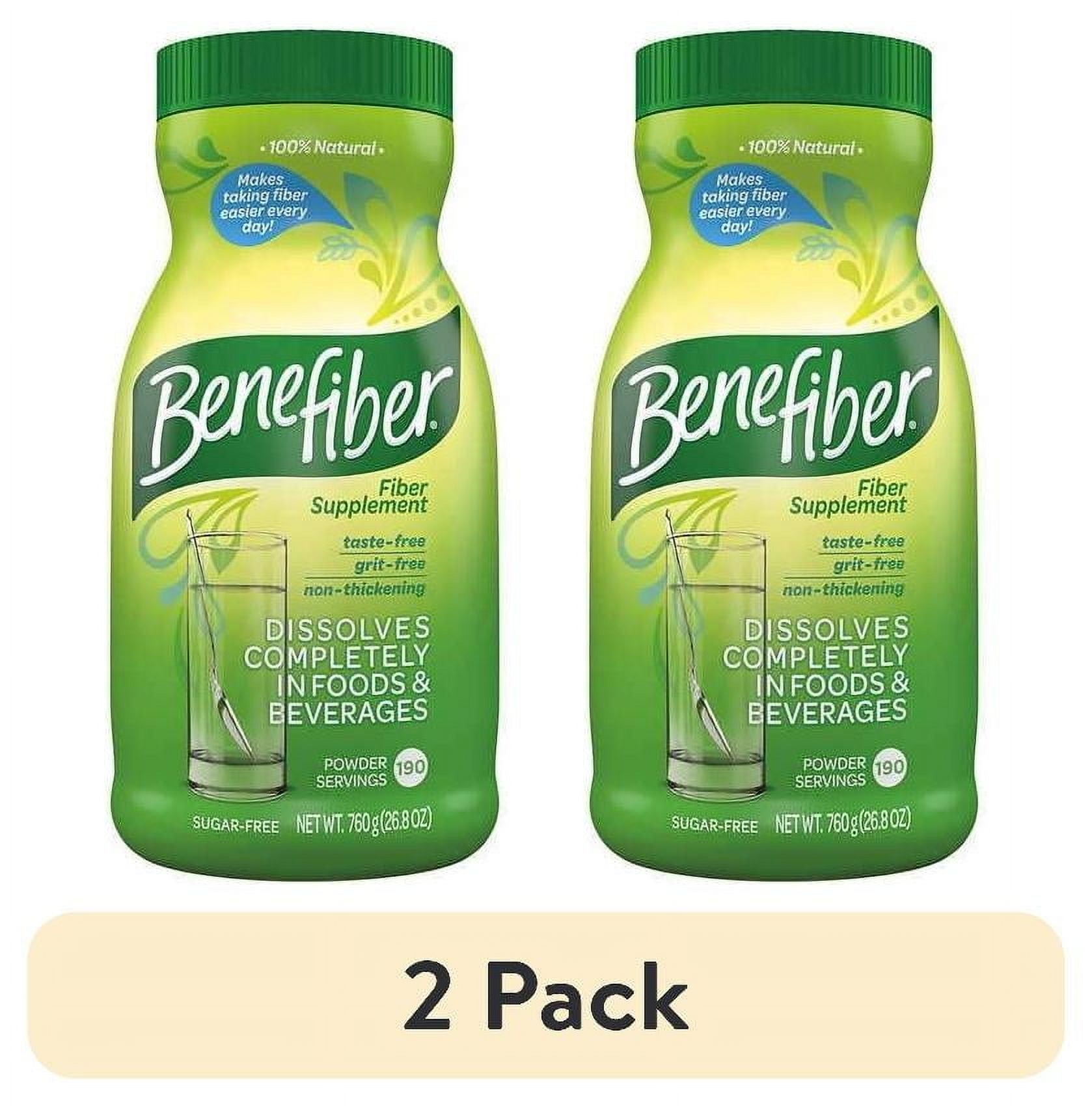 (2 pack) Benefiber Prebiotic Fiber Supplement, 190 Servings - Walmart.com