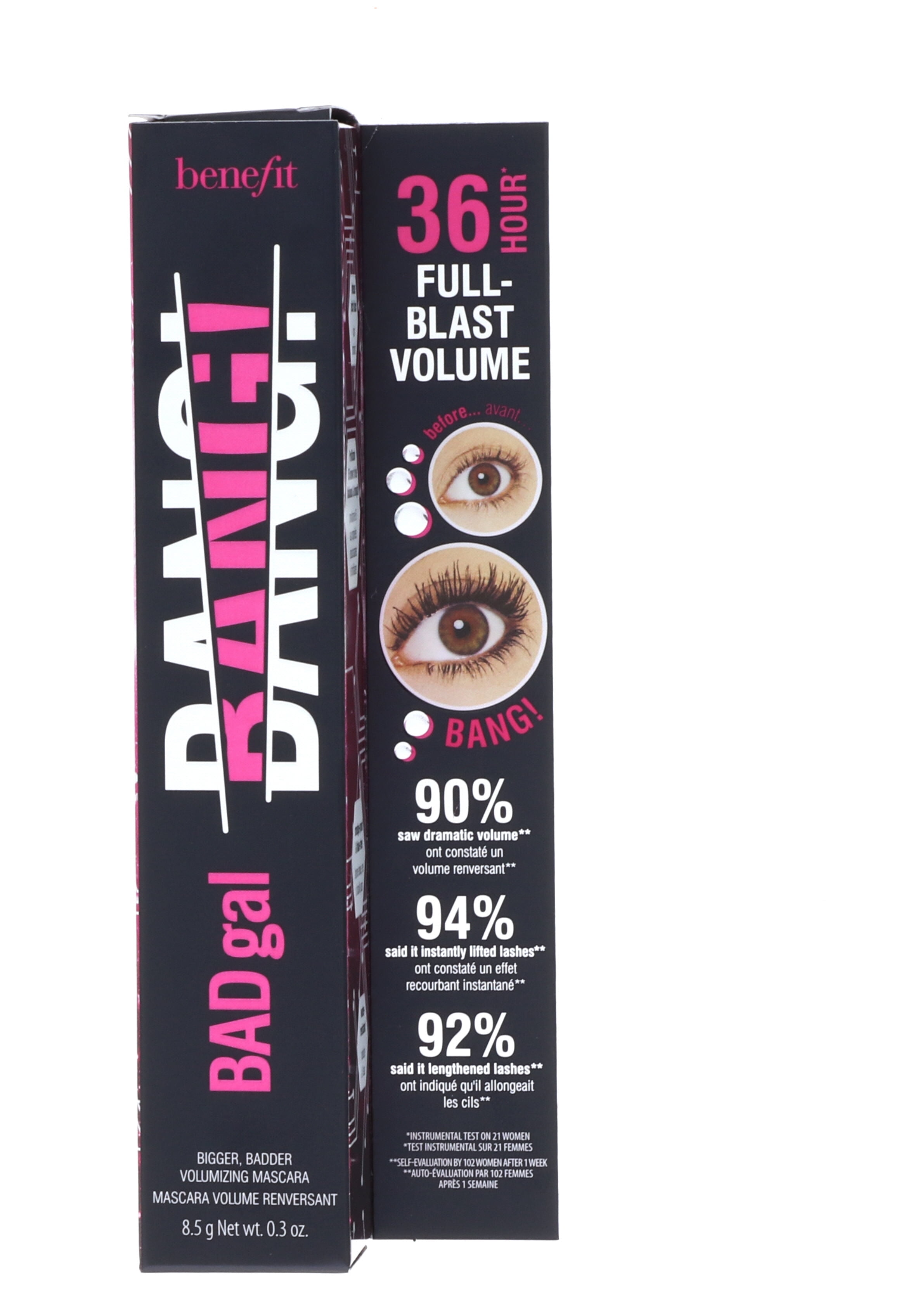 Benefit BADgal Bang! Volumizing Mascara - Pitch Black - 8.5g-0.3oz ...