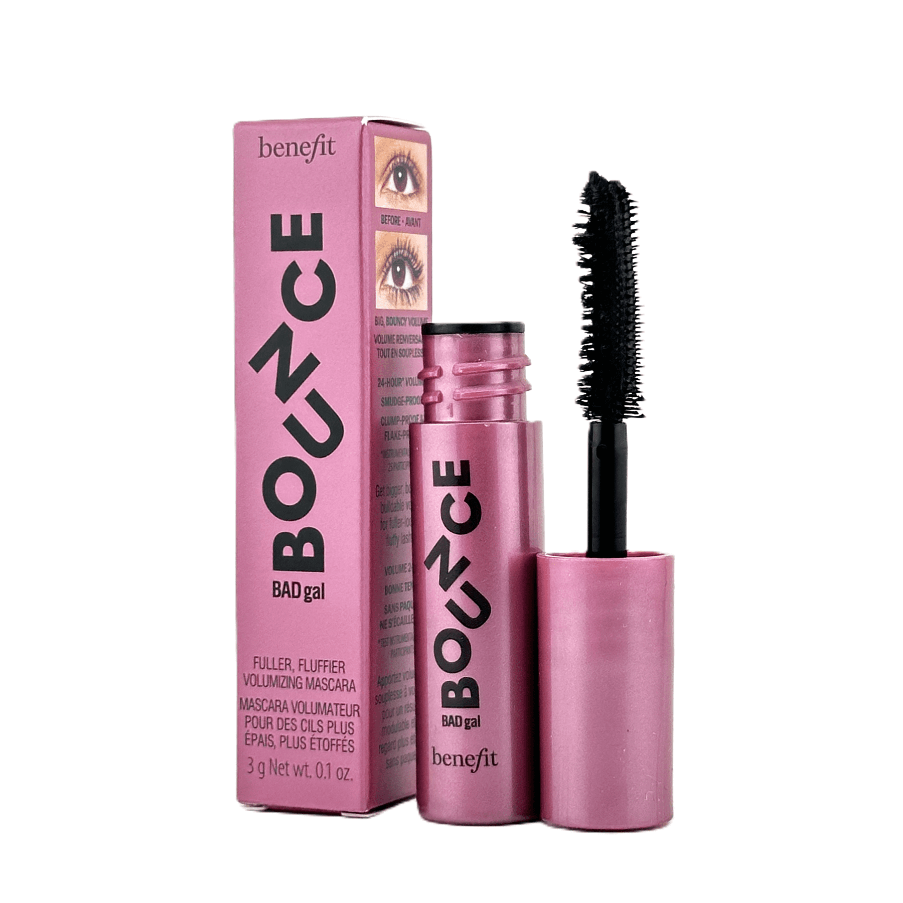 Benefit BOUNCE BADgal Pump’d Up Mascara – Black – 3g / 0.1oz - Walmart.com