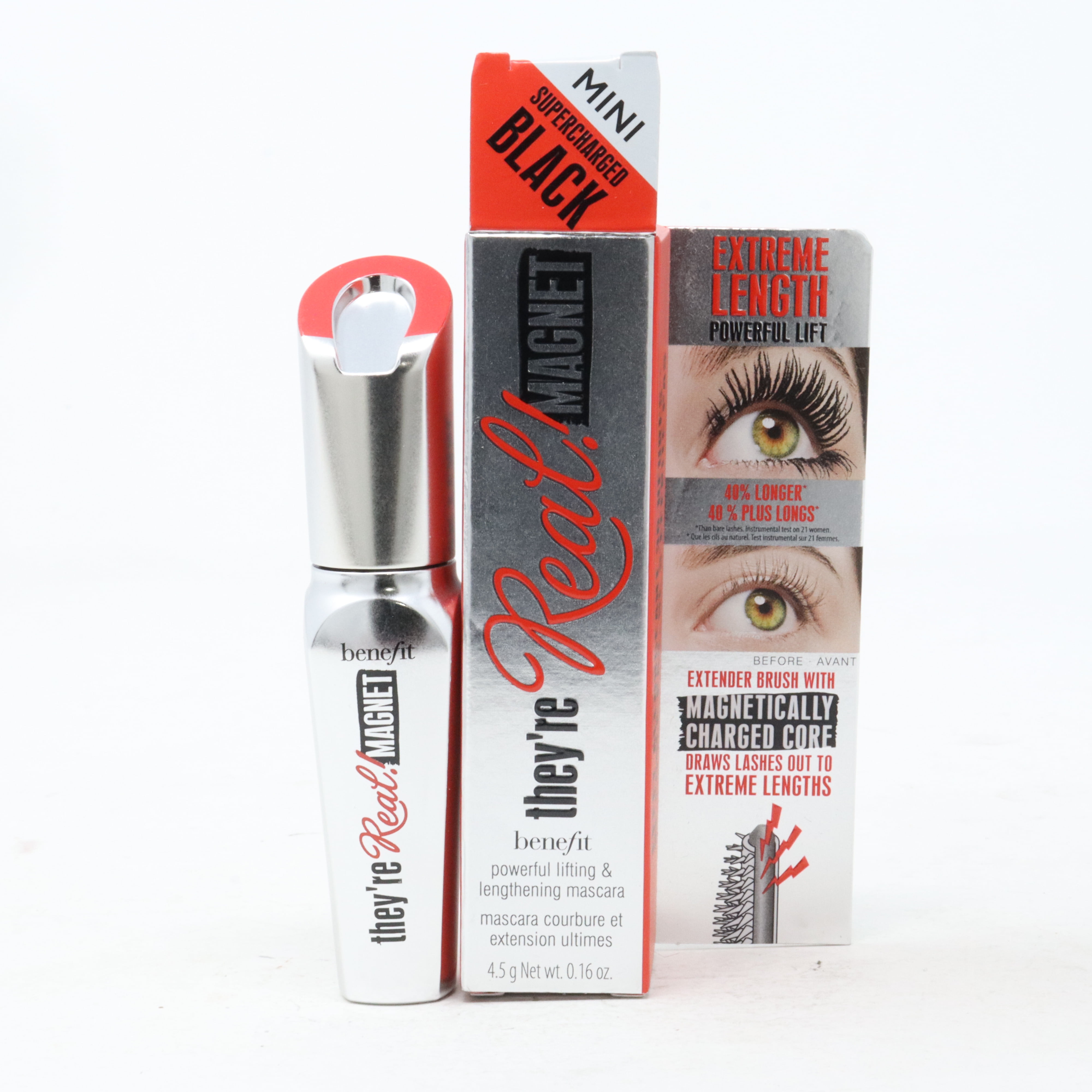 Benefit Mini They're Real! Magnet Extreme Length Mascara 0.16oz New ...