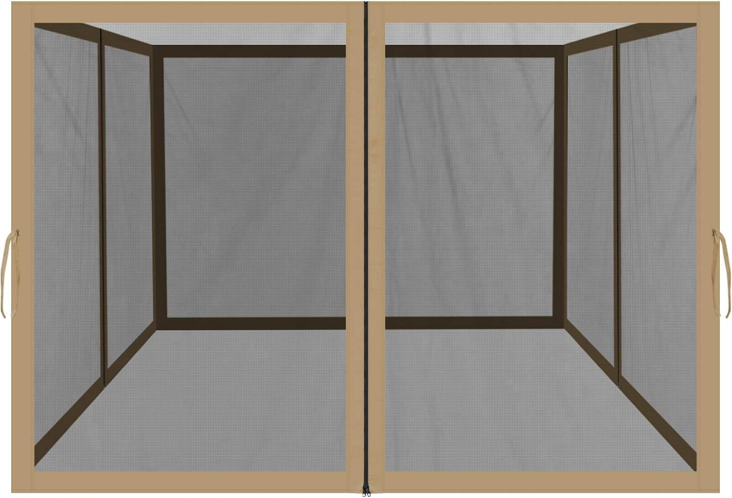 BenefitUSA Replacement Mosquito Netting for 8' x 8' Gazebo, Zippered ...
