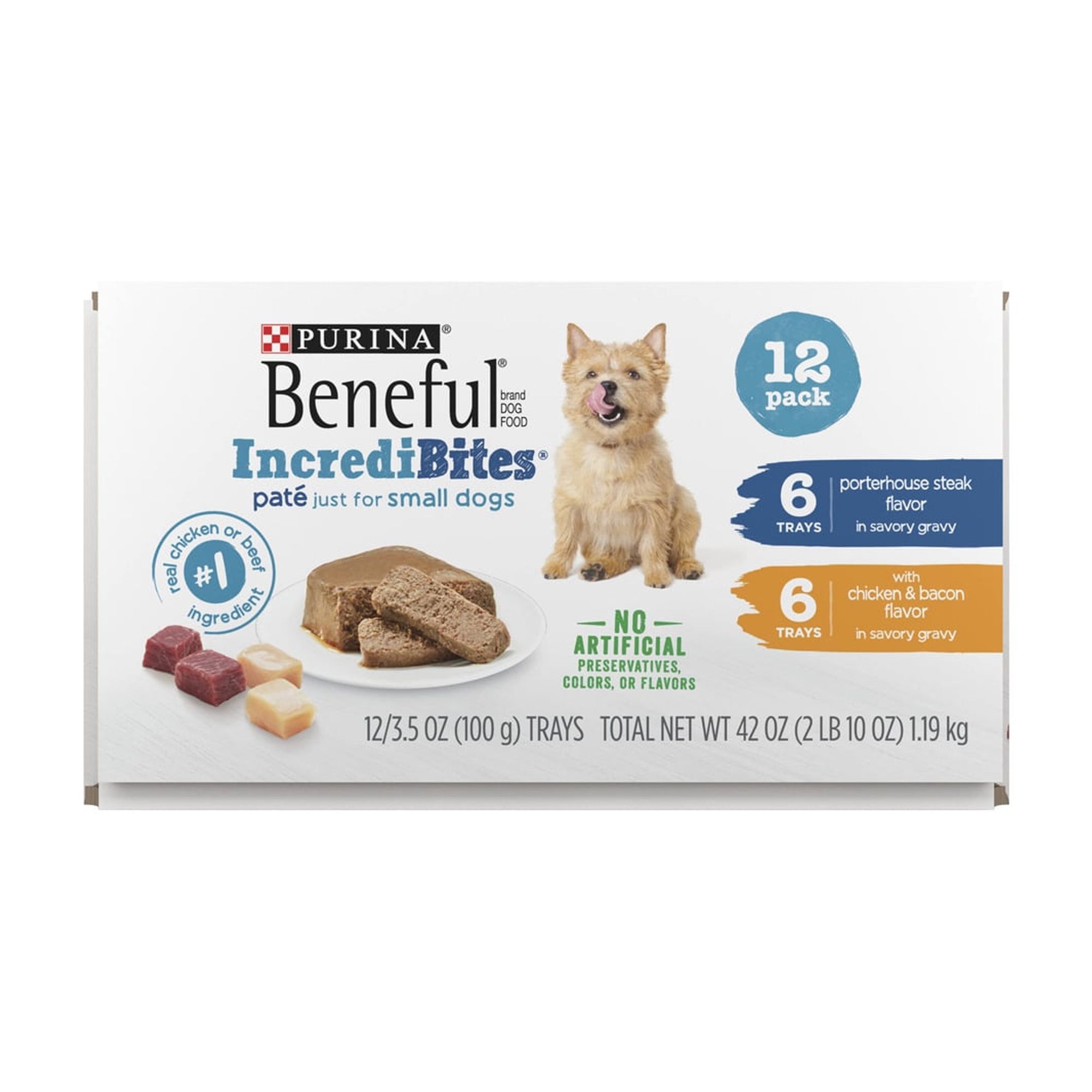 Purina Beneful Wet Dog Food High Protein Prepared Meals, Savory Rice ...