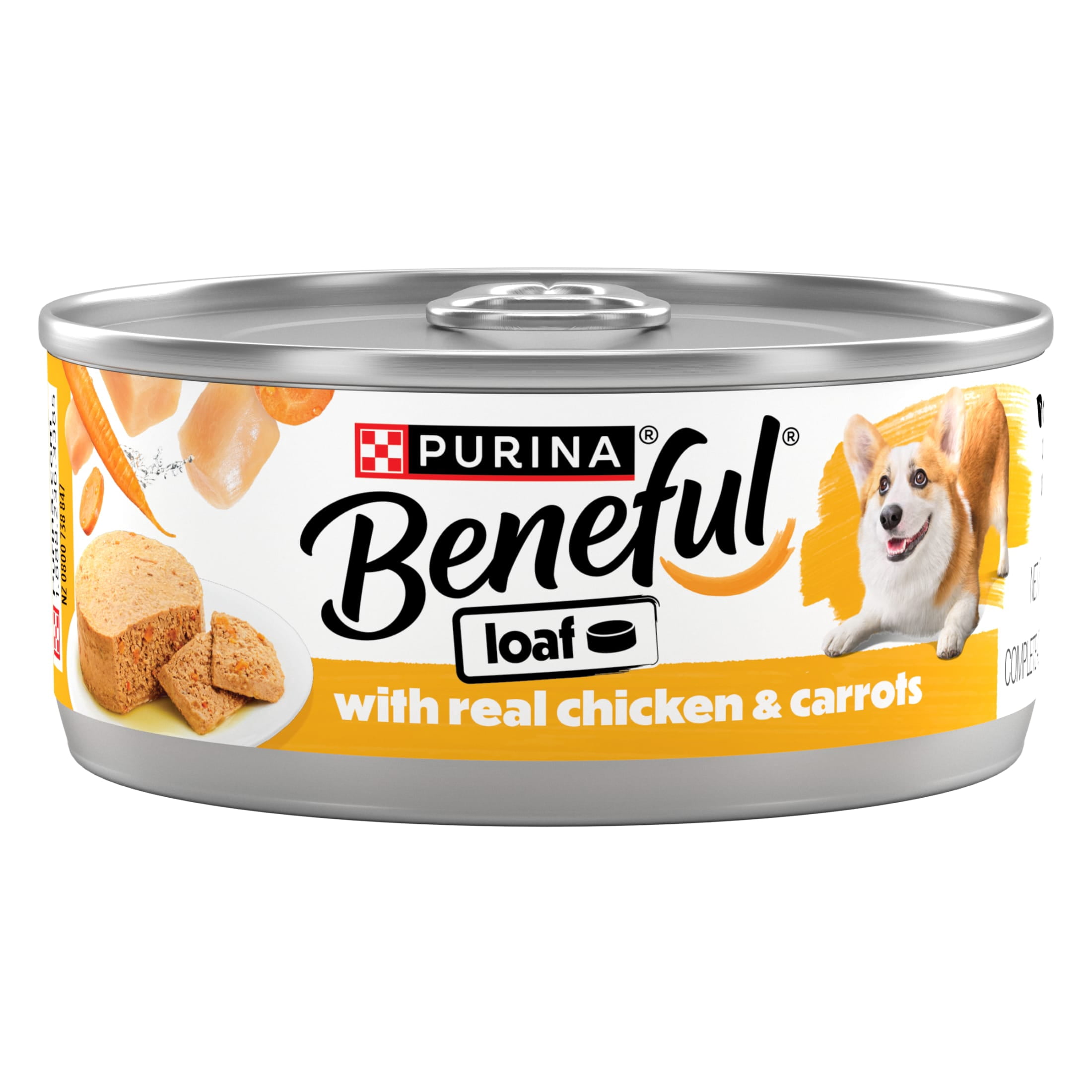 Beneful Mainline Chicken & Carrots loaf 5.5 oz Can - Walmart.com