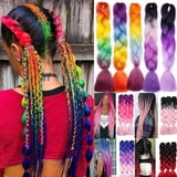 Benehair Jumbo Braiding Hair Extensions 24" Afro Box Braids Crochet ...